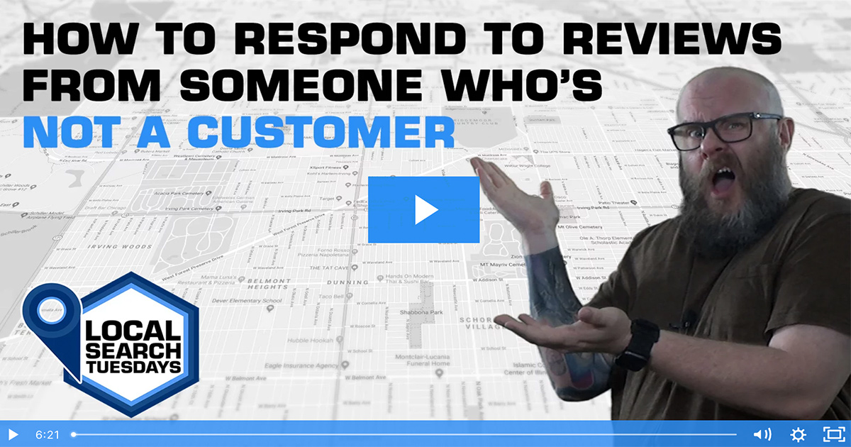 How to respond to bad reviews from people who weren't customers ...