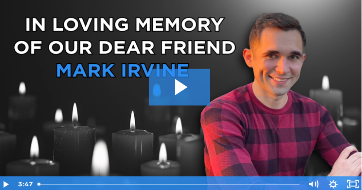 In loving memory of our dear friend Mark Irvine - SearchLab Digital