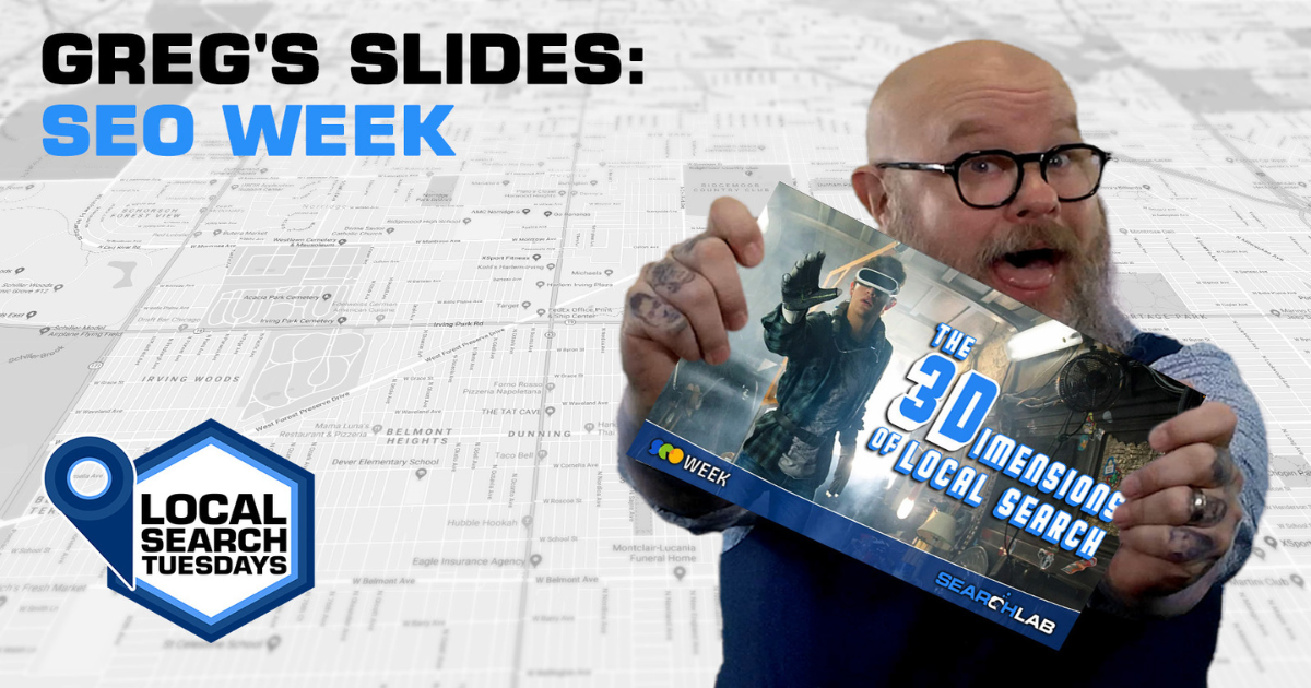 Greg's slides: SEO Week - SearchLab Digital